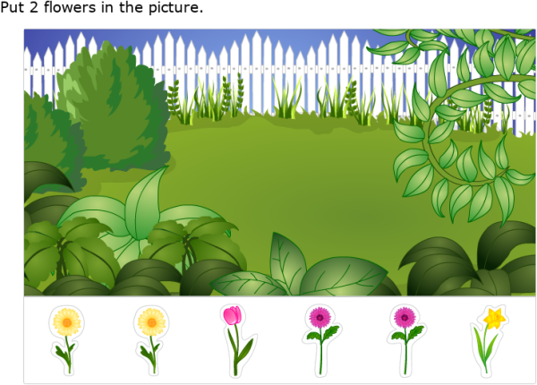 IXL - Count using stickers - up to 5 (Kindergarten maths practice)