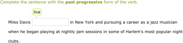 IXL - Form the progressive verb tenses (Grade 8 English practice)