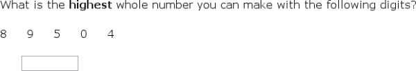 IXL - Largest/smallest number possible (Grade 3 maths practice)