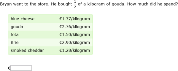 IXL - Unit prices: find the total price (Grade 7 maths practice)