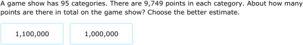 IXL - Estimate products: word problems (Grade 5 maths practice)