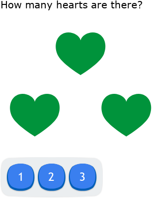 IXL - Count shapes - up to 3 (Preschool maths practice)