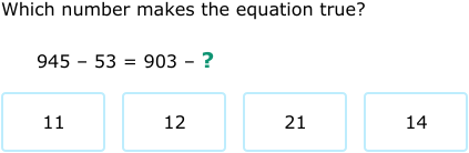 IXL - Balance subtraction equations - up to three digits (Grade 3 maths ...