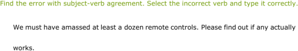 IXL - Correct errors with indefinite pronoun-verb agreement (Grade 8 ...