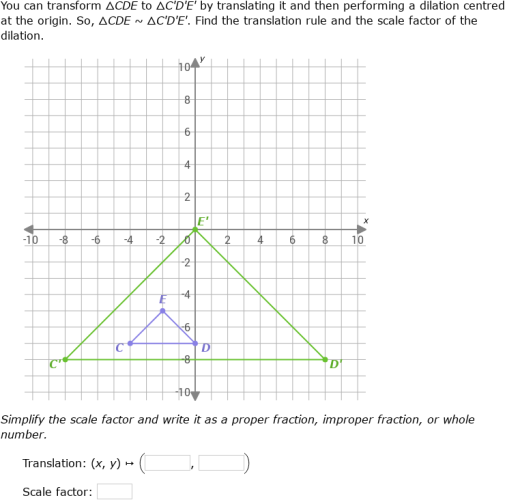 IXL - Similar triangles and similarity transformations (Grade 11 maths practice)
