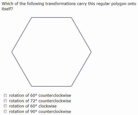 IXL - Transformations that carry a polygon onto itself (Grade 10 maths ...