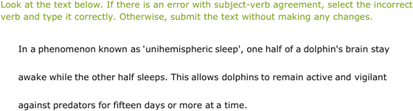 IXL - Identify and correct errors with subject-verb agreement (Grade 11 ...
