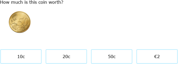 IXL - Coin values (Grade 2 maths practice)
