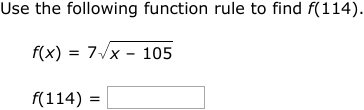 IXL - Evaluate a function (Grade 9 maths practice)