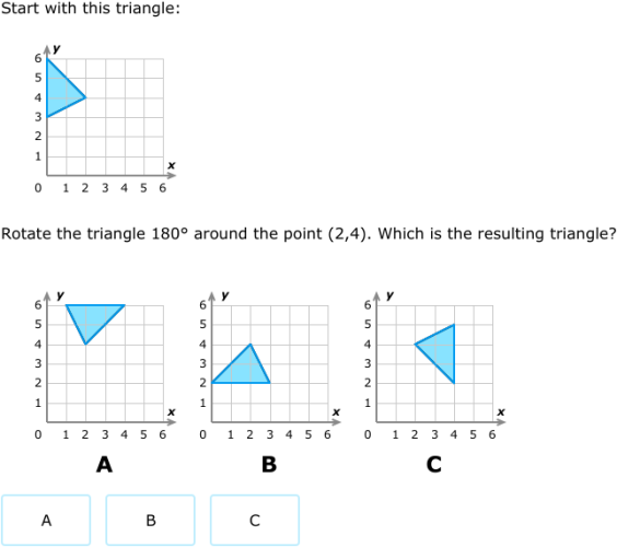 IXL - Reflection, rotation and translation (Grade 5 maths practice)