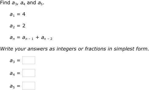 Ixl Find Terms Of A Recursive Sequence Grade 12 Maths Practice