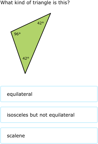 IXL - Classify triangles (Grade 6 maths practice)