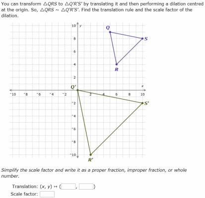 IXL - Similar triangles and similarity transformations (Grade 10 maths practice)