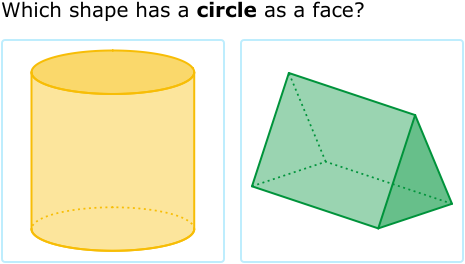 IXL - Identify faces of three-dimensional shapes (Grade 1 maths practice)