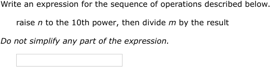 IXL - Write variable expressions (Grade 7 maths practice)
