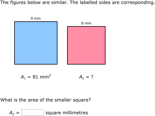 IXL - Area and perimeter of similar figures (Grade 9 maths practice)