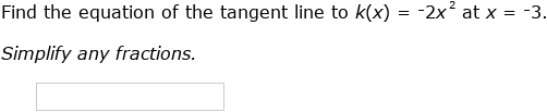 IXL - Find equations of tangent lines using limits (Grade 12 maths ...