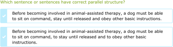 IXL - Identify sentences with parallel structure (Grade 12 English ...