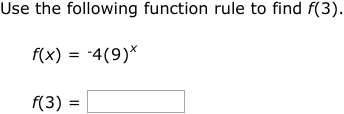 IXL - Evaluate an exponential function (Grade 9 maths practice)