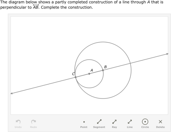 IXL - Construct a perpendicular line (Grade 7 maths practice)