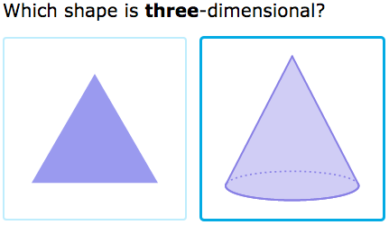 IXL - Two-dimensional and three-dimensional shapes (Grade 1 maths practice)