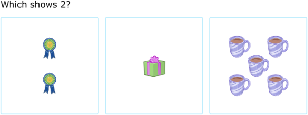 IXL - Represent numbers - up to 5 (Kindergarten maths practice)