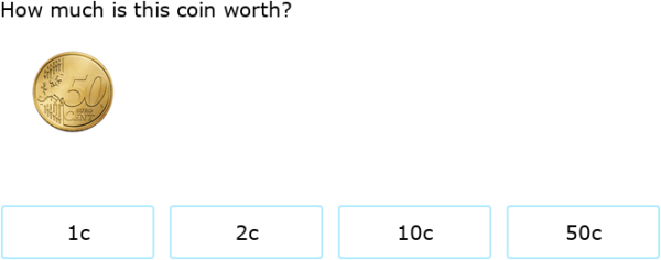 IXL - Coin values - all coins (Preschool maths practice)