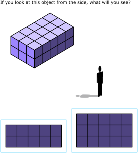 IXL - Front, side and top view (Grade 8 maths practice)