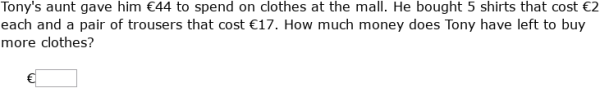 IXL - Multi-step word problems (Grade 3 maths practice)