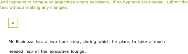 IXL - Use hyphens in compound adjectives (Grade 9 English practice)