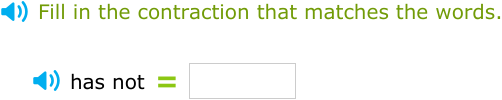 IXL - Form contractions with 'not' (Grade 1 English practice)