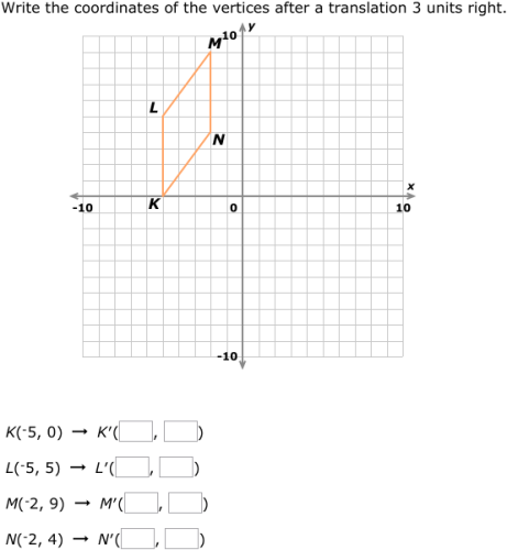 IXL - Reflections, rotations and translations: find the coordinates ...